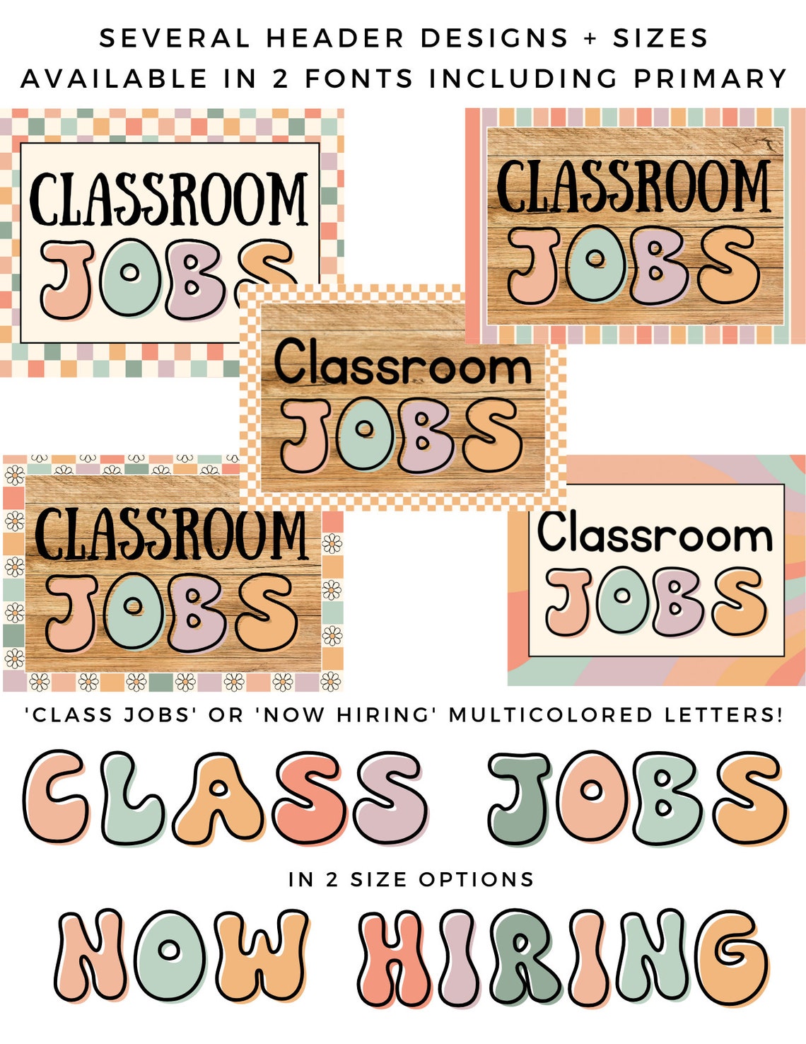 The Breakfast Club Class Jobs Display [editable] - Etsy