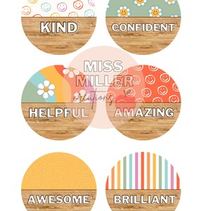 Retro Rainbow Affirmation Station - Etsy