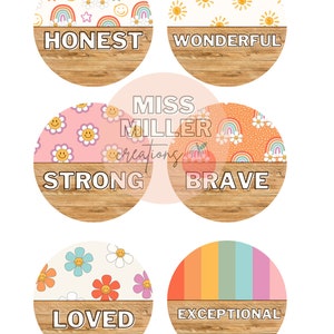 Retro Rainbow Affirmation Station - Etsy