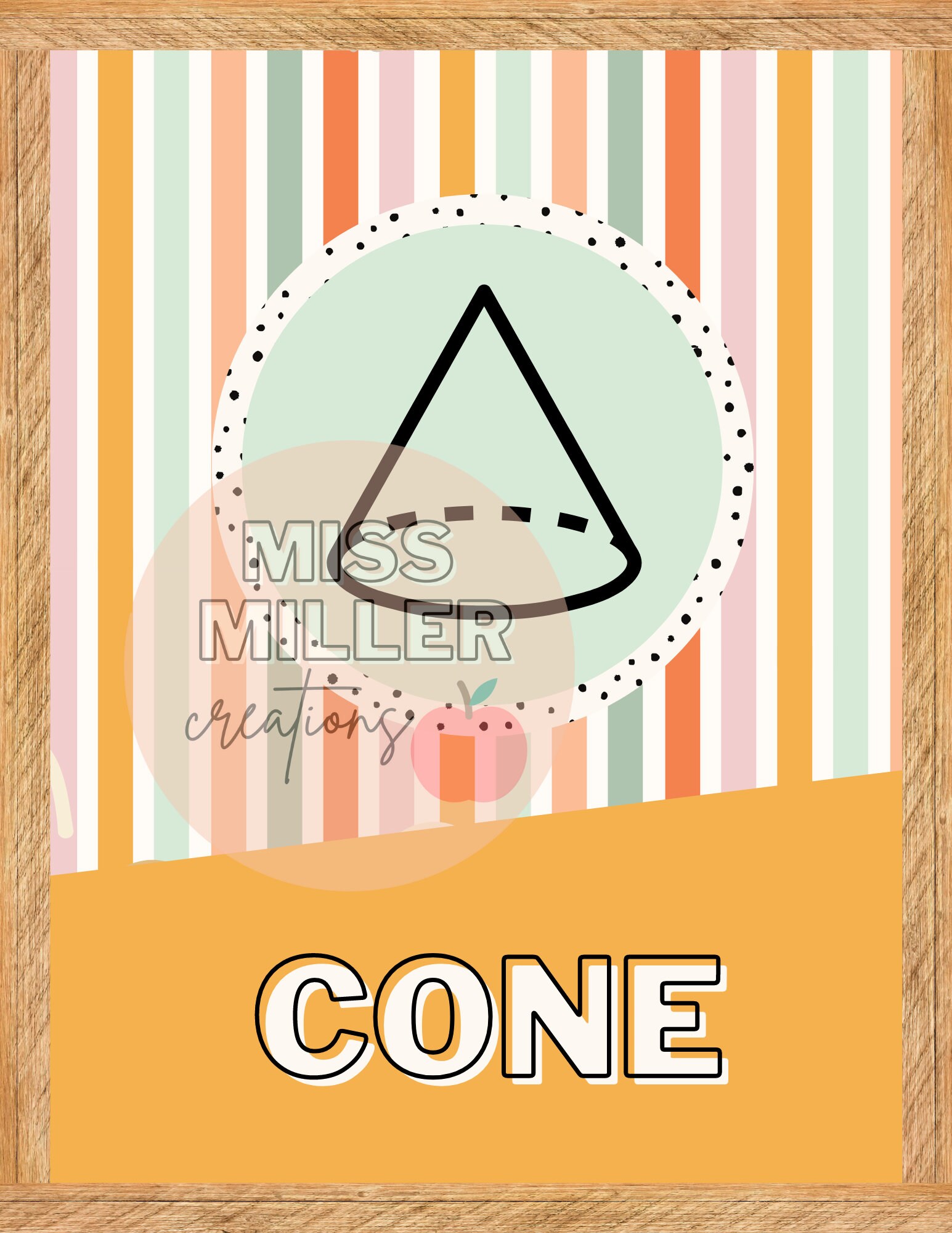 Groovy Boho Classroom Shape Posters - Etsy