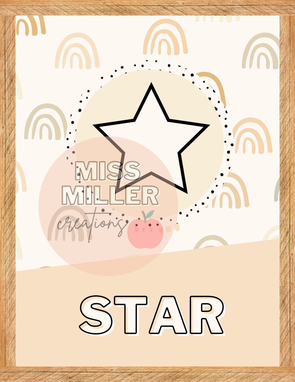 Neutral Boho Rainbow Shape Posters - Etsy