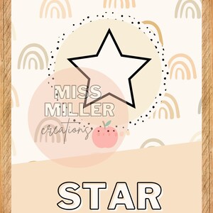 Neutral Boho Rainbow Shape Posters - Etsy