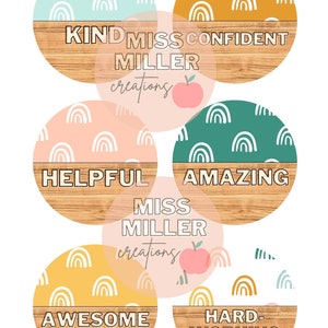 Modern Boho Rainbow Affirmation Station - Etsy