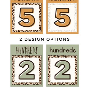 Boho Tropics Place Value Posters - Etsy