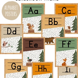 Woodland Theme Complete Classroom Collection - Etsy