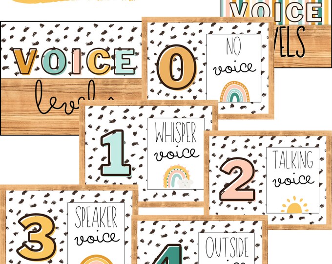 Modern Boho Rainbow Classroom Alphabet - Etsy Canada