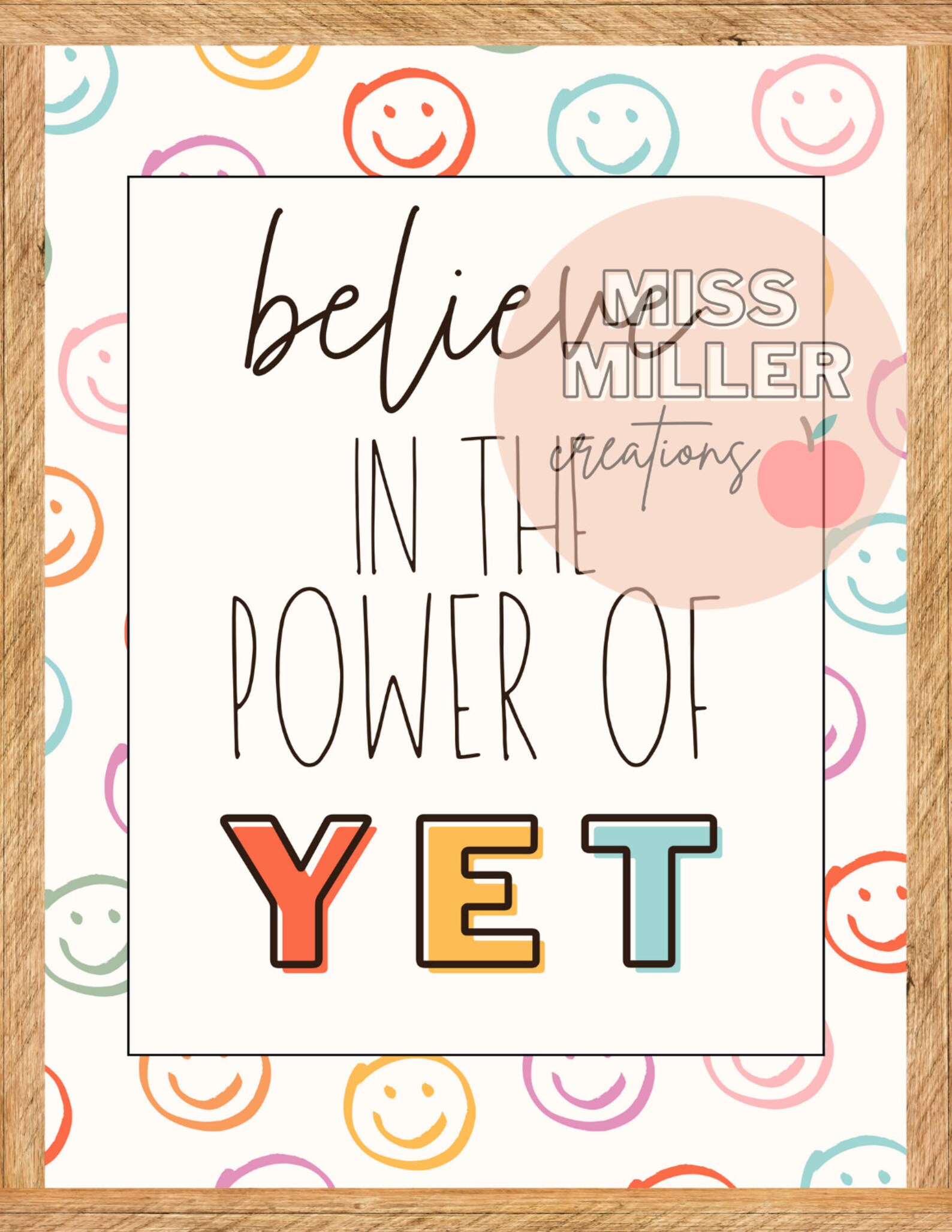 Retro Rainbow Classroom Quote Posters - Etsy