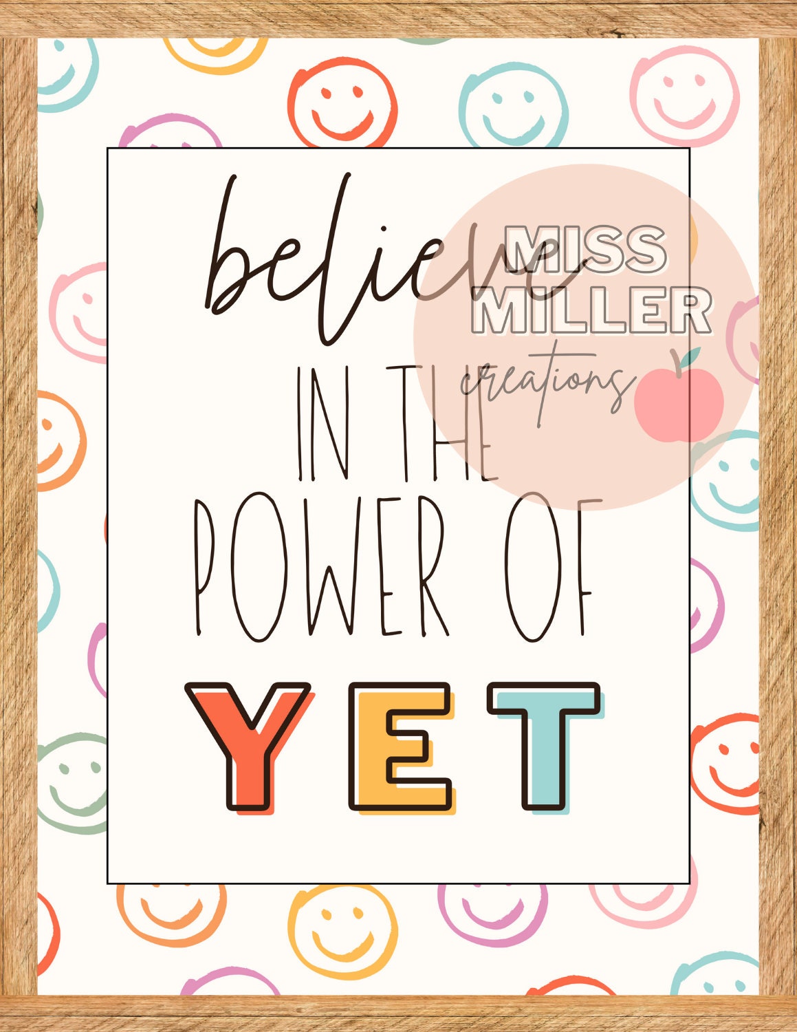 Retro Rainbow Classroom Quote Posters - Etsy