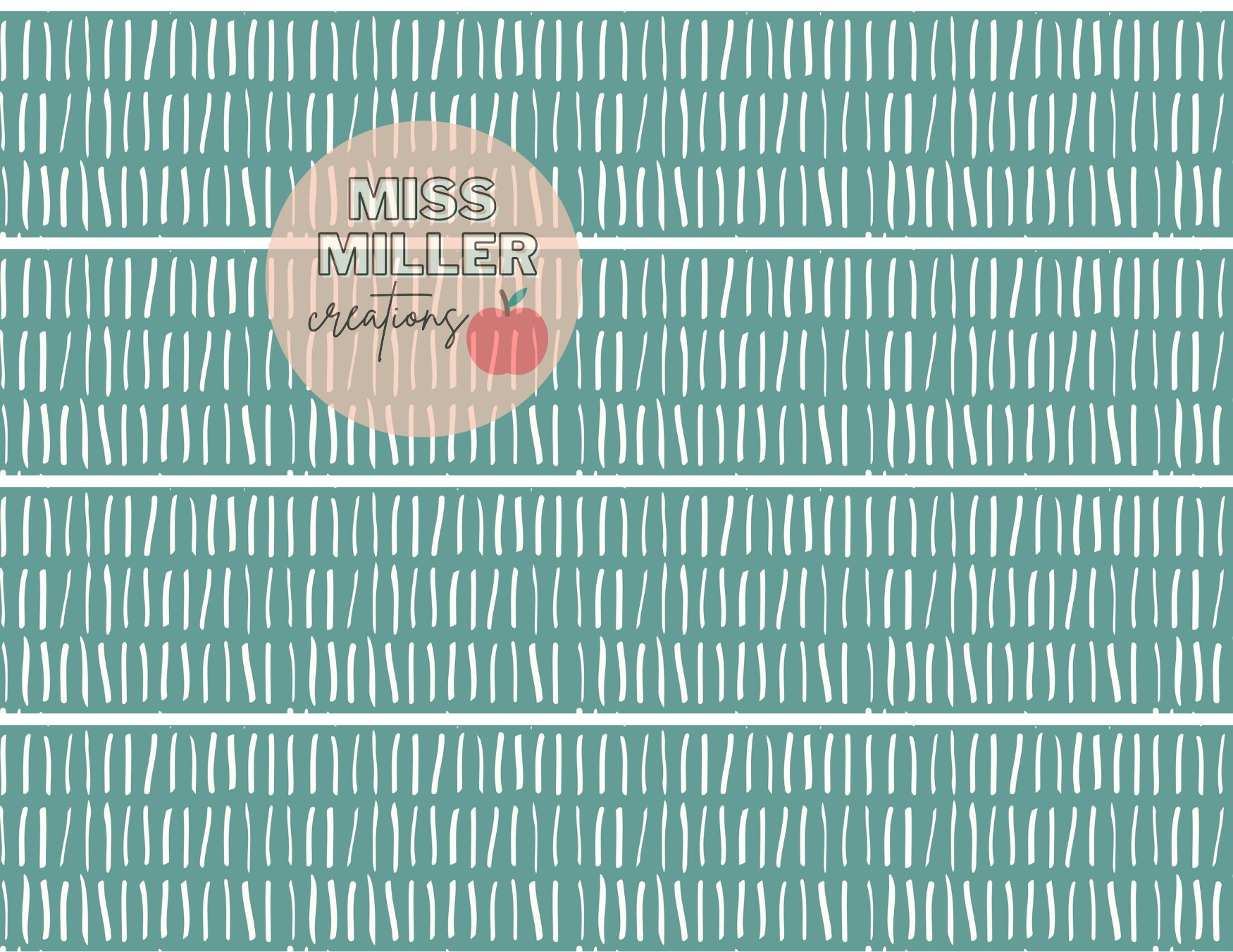 Boho Tropics Bulletin Board Borders - Etsy