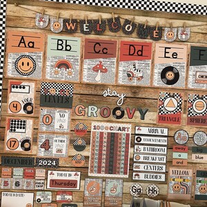 Groovy Vintage Complete Classroom Collection [editable] [digital ...