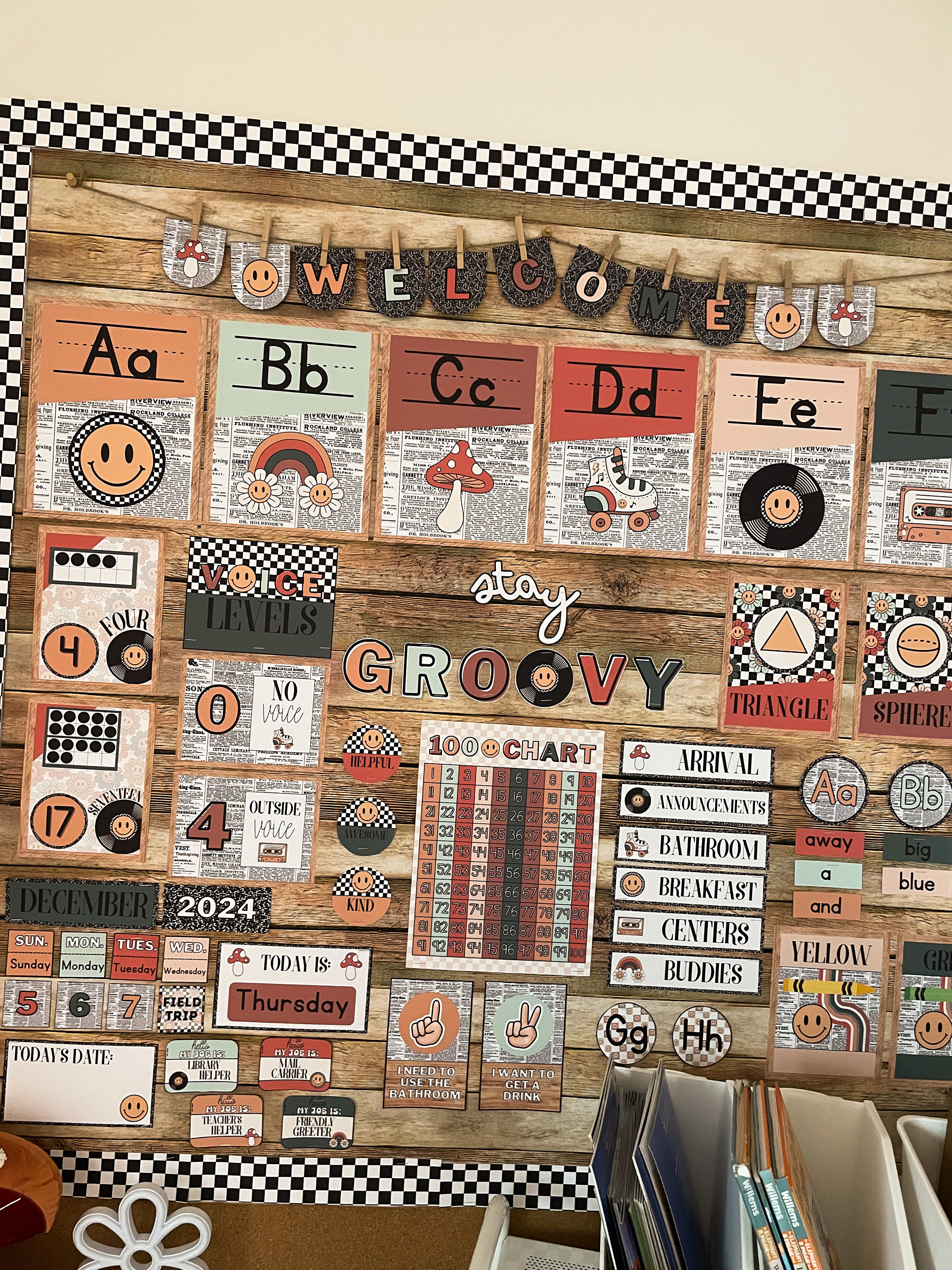 Groovy Vintage Complete Classroom Collection [editable] [digital ...