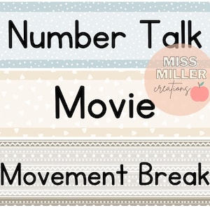 Adventure Classroom Schedule [editable] - Etsy