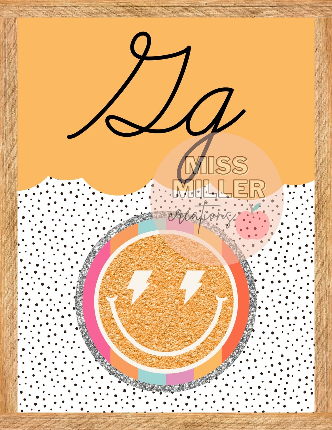 Groovy Glitter Classroom Alphabet - Etsy