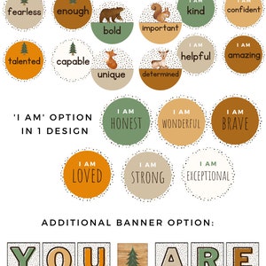 Woodland Classroom Affirmation Station - Etsy