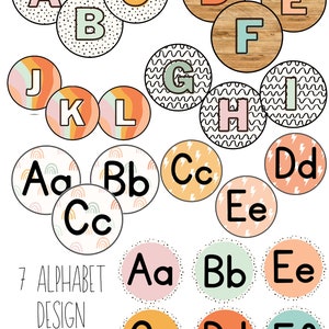 Groovy Boho Word Wall [editable] - Etsy