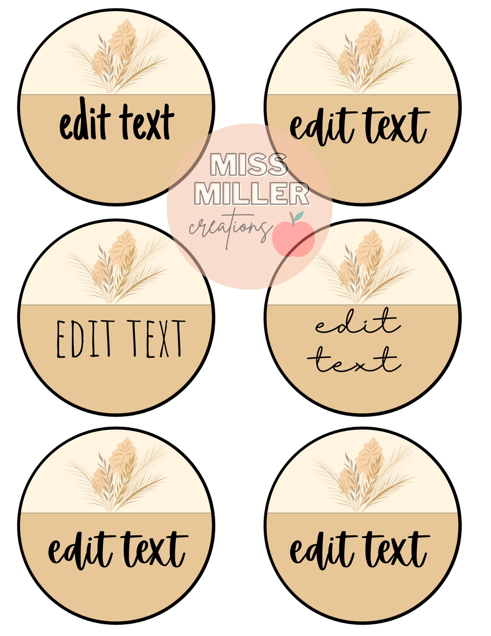 Neutral Boho Rainbow Classroom Labels editable - Etsy