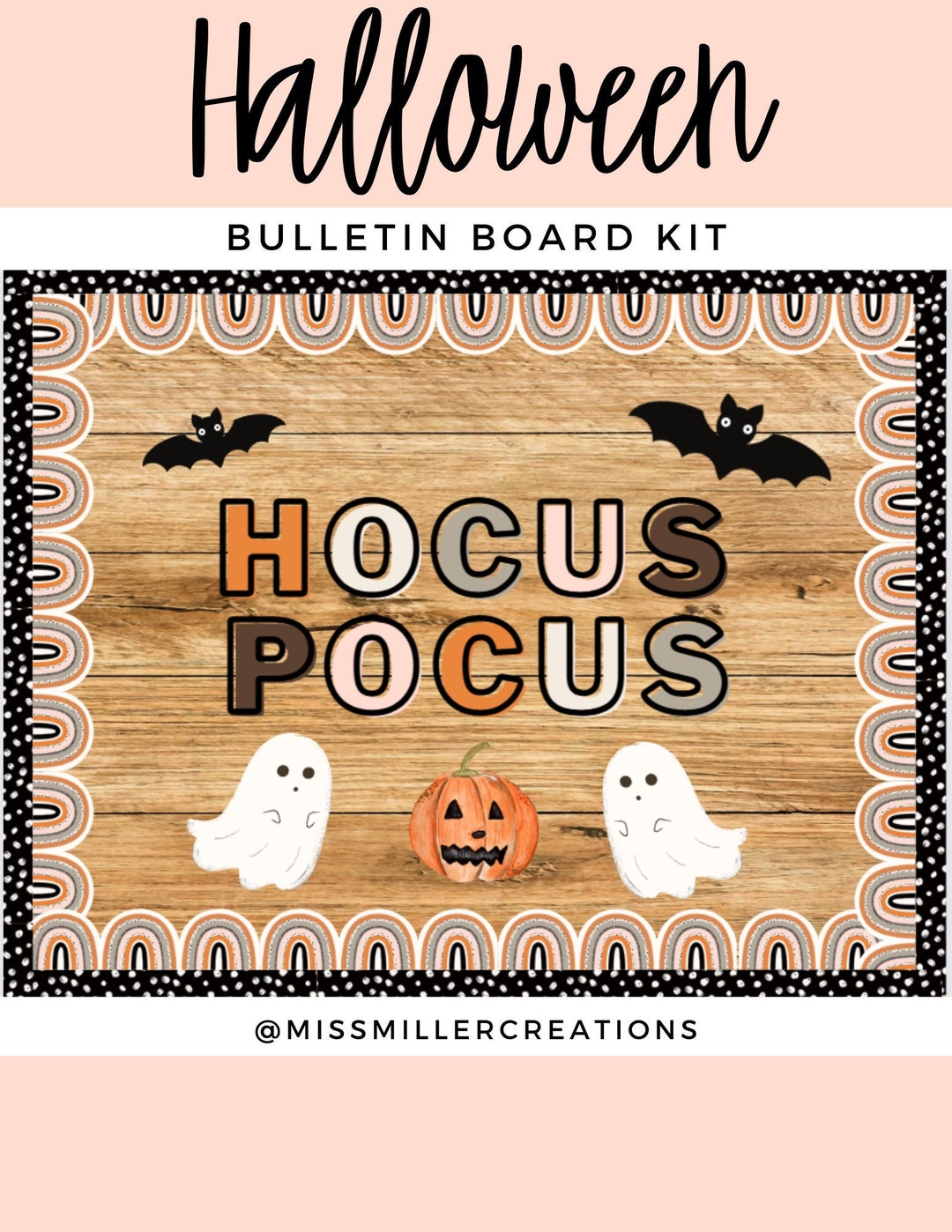 Hocus Pocus Bulletin Board Kit halloween holiday classroom Decor - Etsy