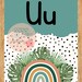 Boho Tropics Alphabet Posters - Etsy