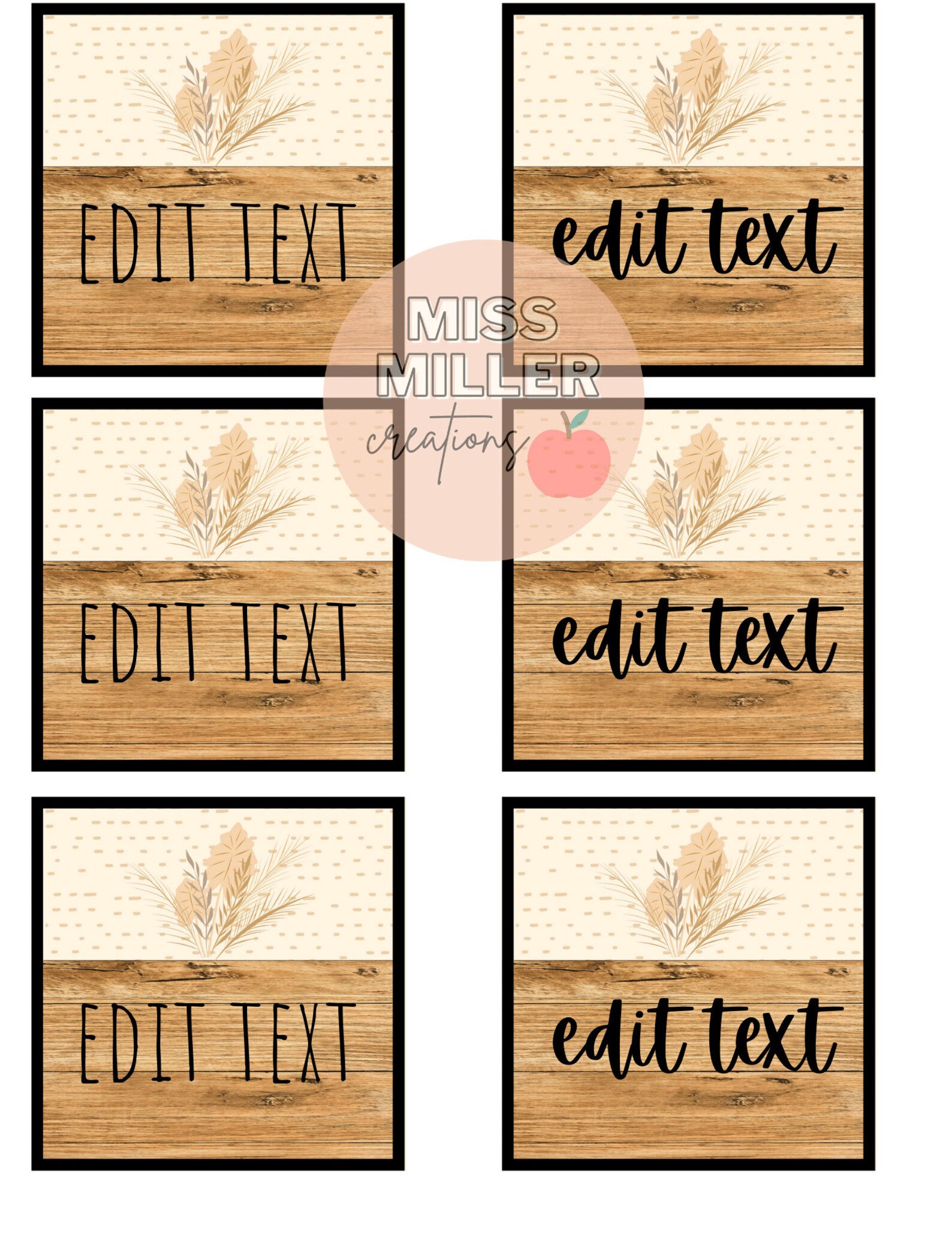 Neutral Boho Rainbow Classroom Labels [editable] - Etsy