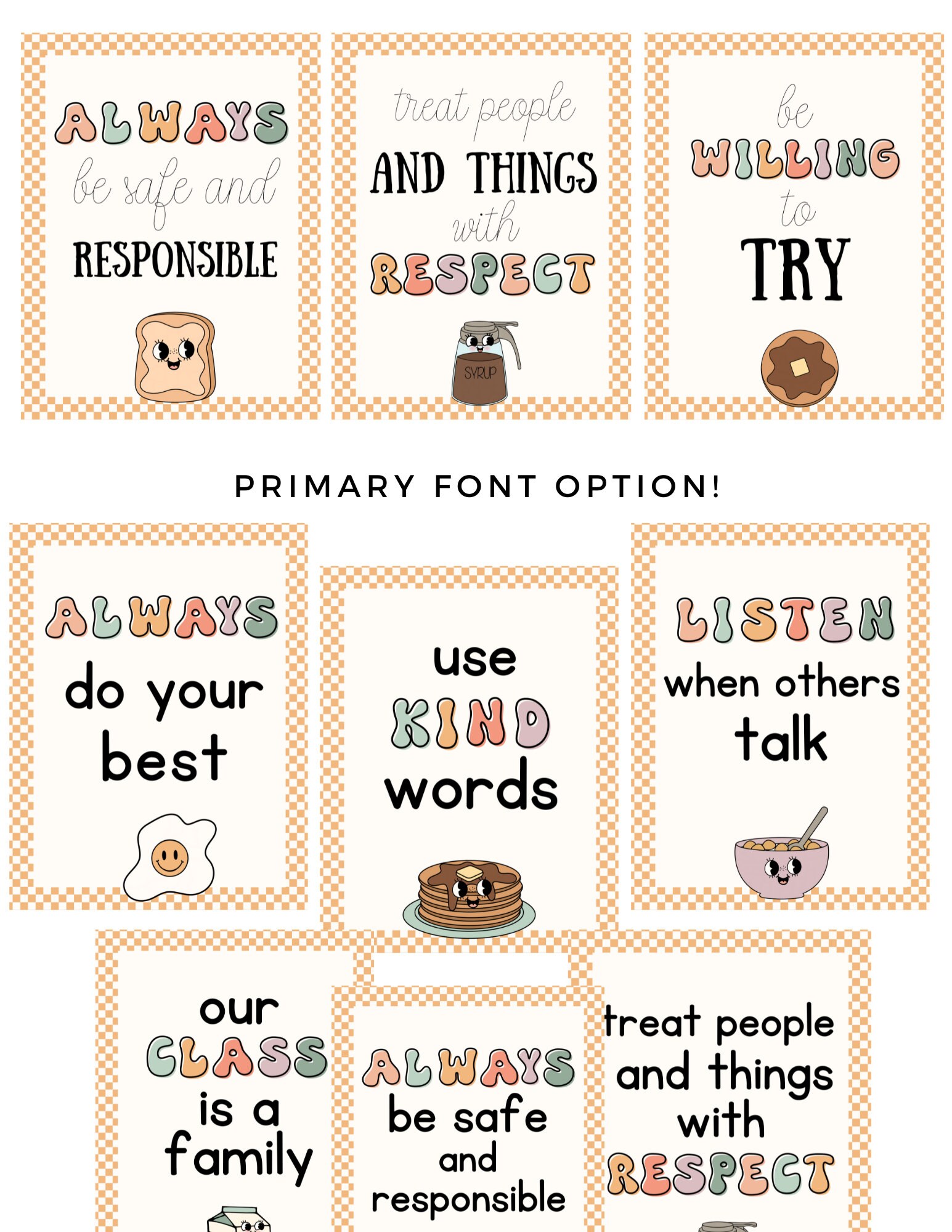 The Breakfast Club Class Rules Posters - Etsy