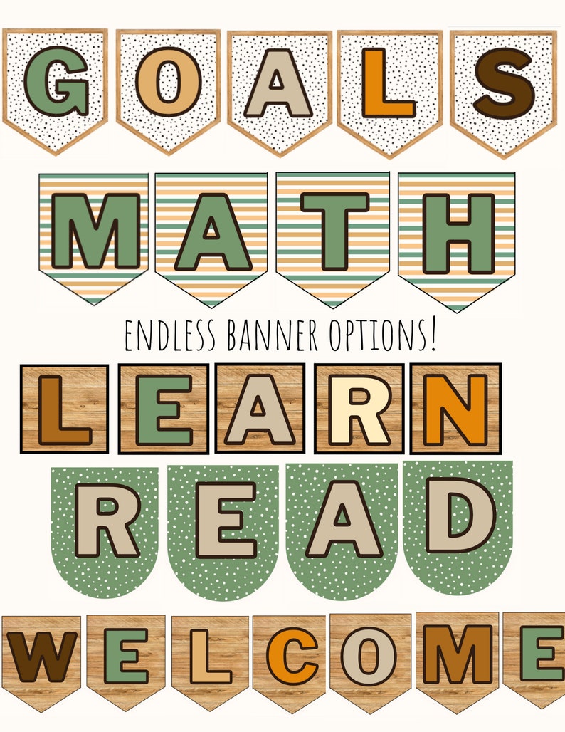 Woodland Classroom Decor [editable] - Etsy