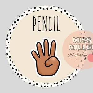 Adventure Hand Signals Classroom Posters [editable] - Etsy