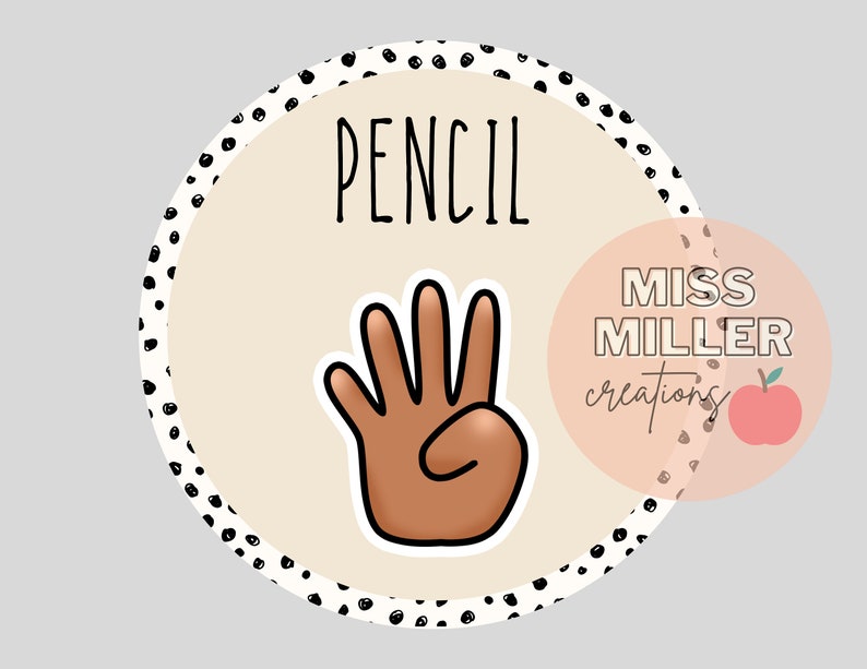 Adventure Hand Signals Classroom Posters editable - Etsy