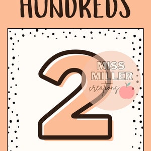 Groovy Boho Place Value Posters - Etsy