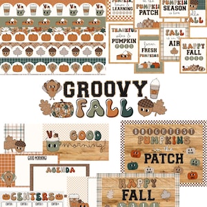 Groovy Seasonal YEARLONG Classroom Decor Bundle - Etsy