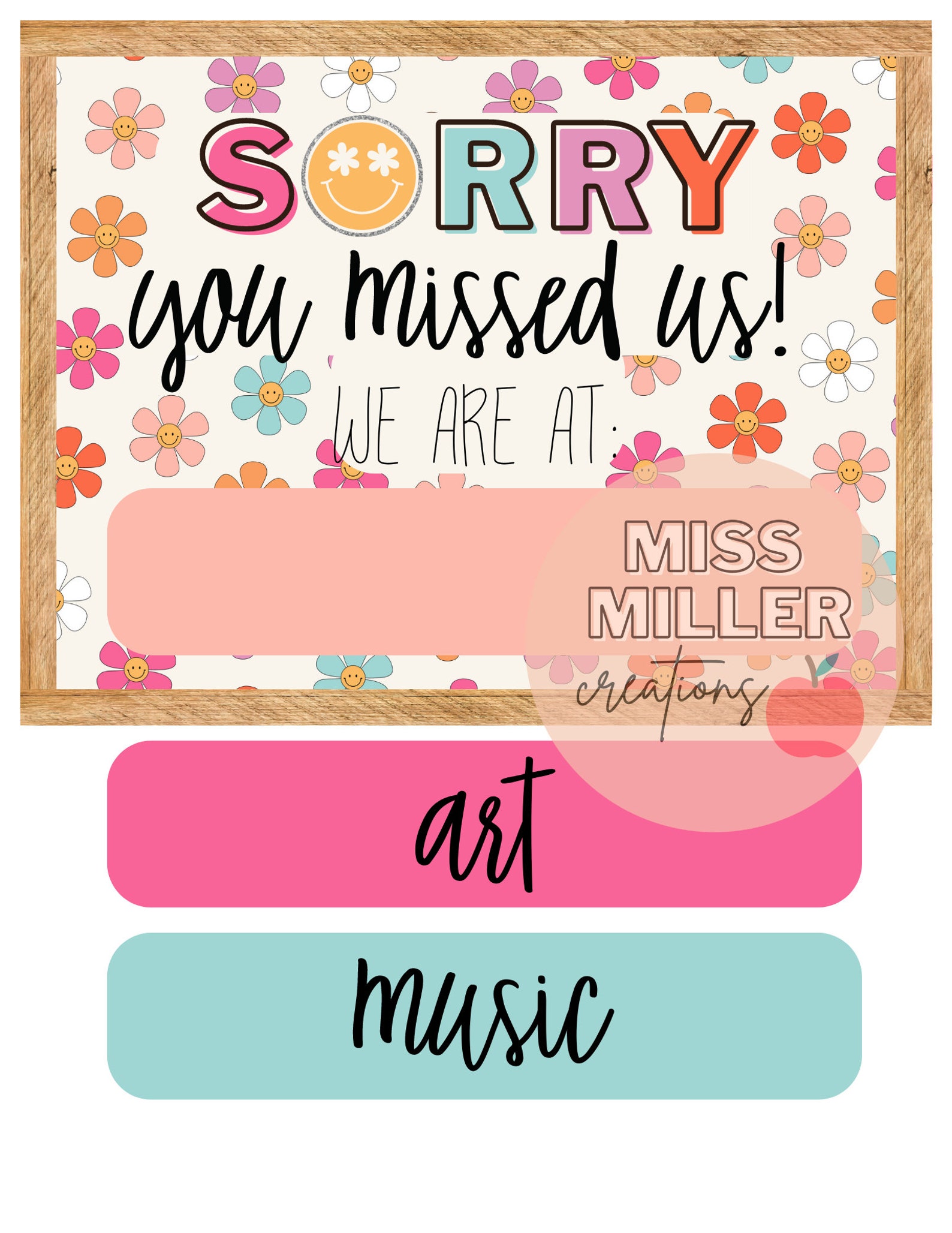 Where Are We Classroom Door Sign editable - Etsy