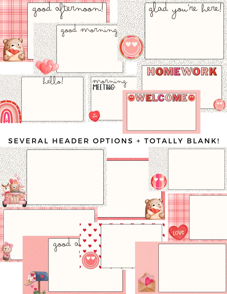 Valentine's Day Google Slides Templates - Etsy