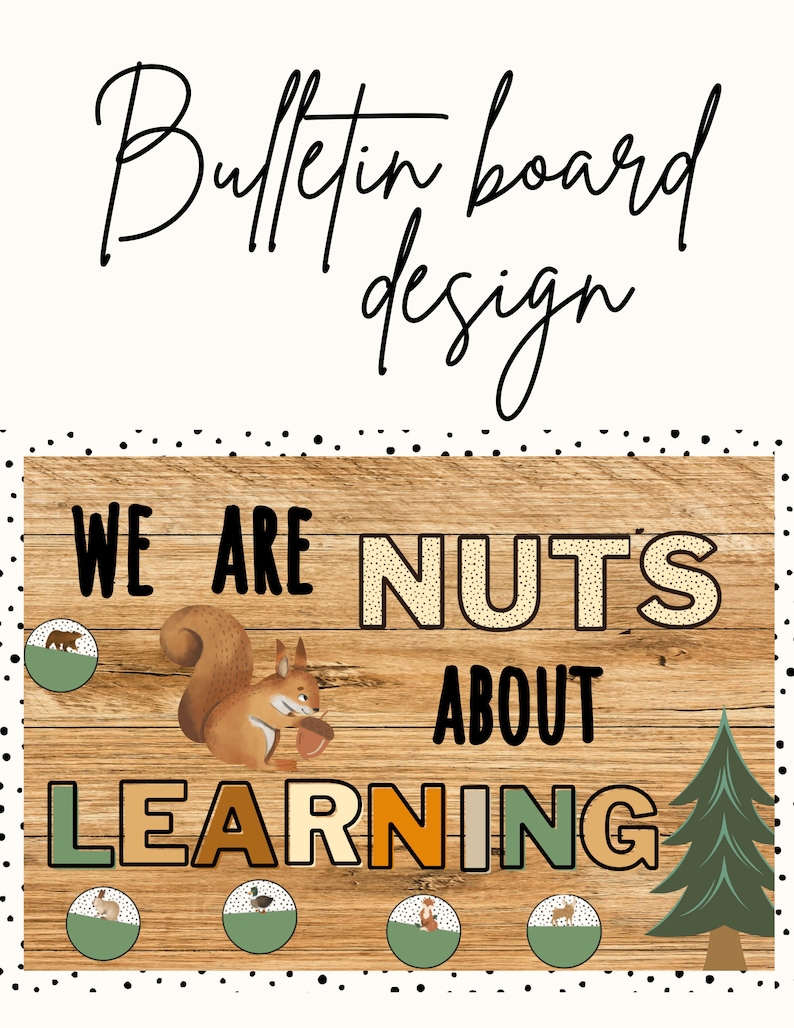 Woodland Classroom Decor [editable] - Etsy
