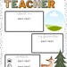 Woodland Meet the Teacher Template - Etsy