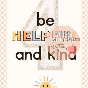 Daisy Dreams Class Rules Posters - Etsy