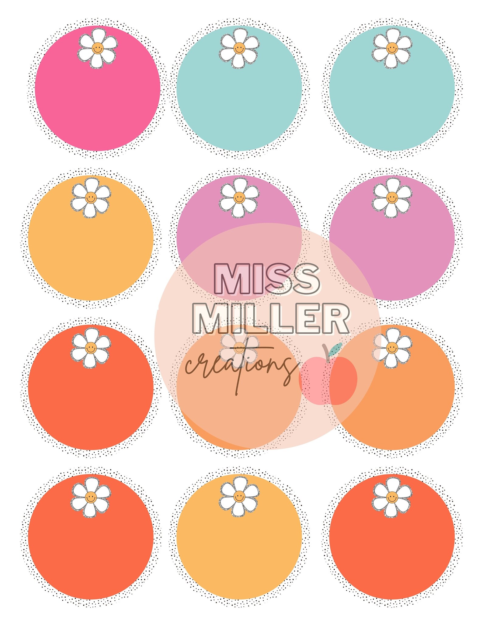 Groovy Glitter Classroom Door Display editable Features - Etsy