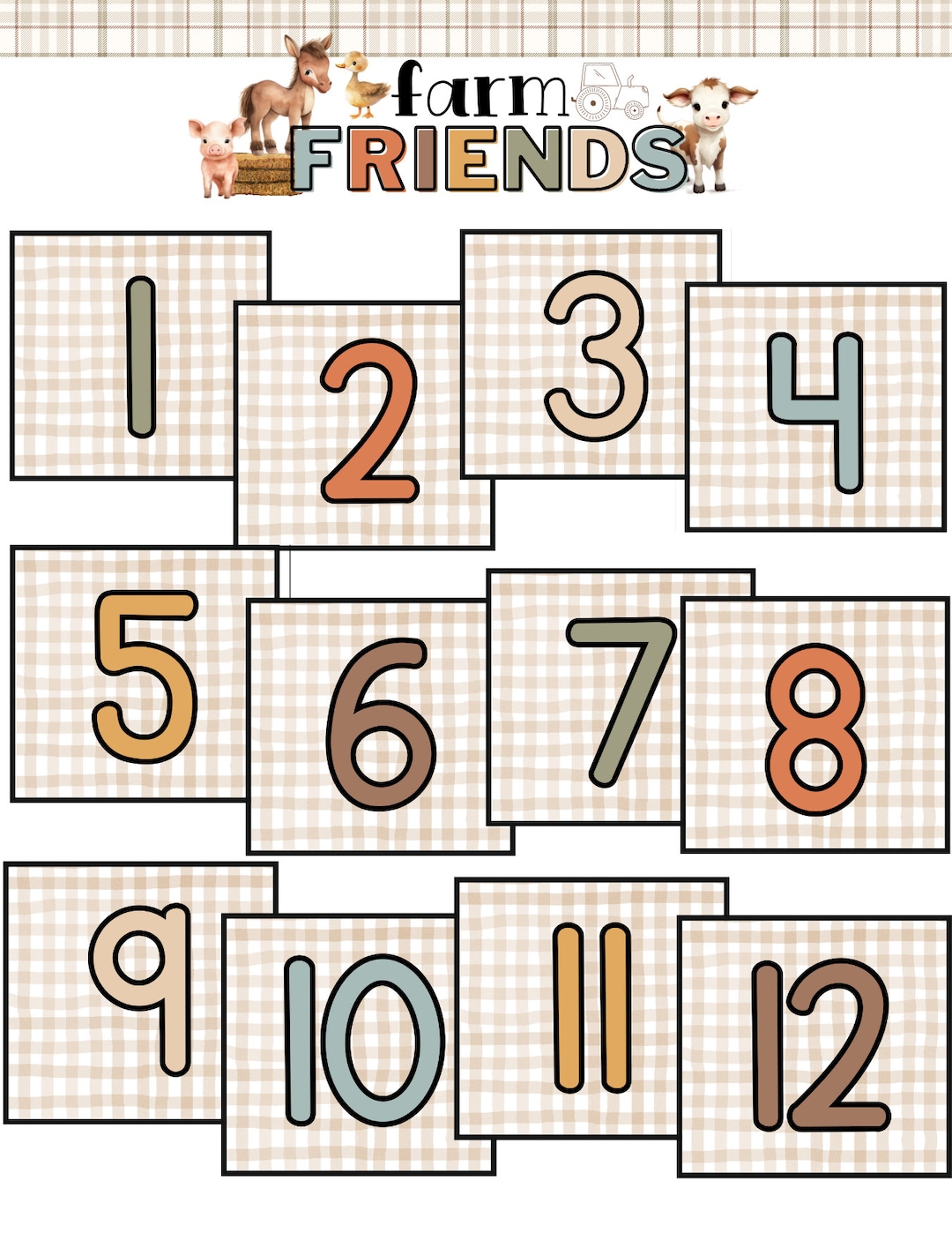 Farm Friends Book Box Labels - Etsy