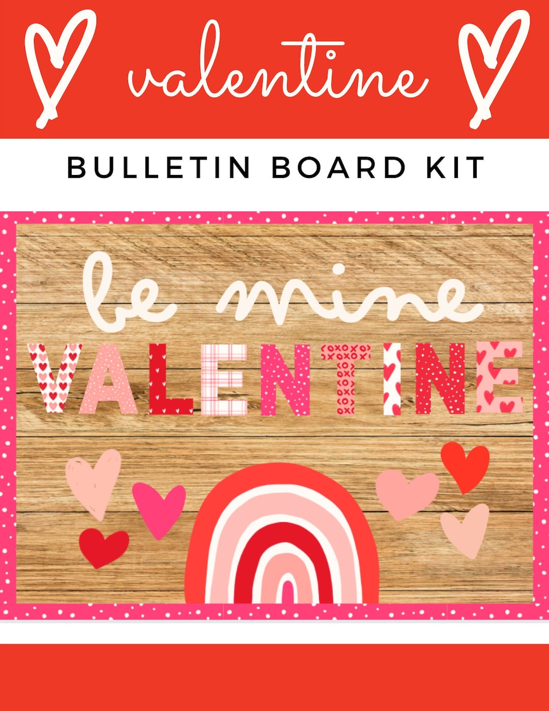 Be Mine Bulletin Board Kit [valentine's Day] - Etsy