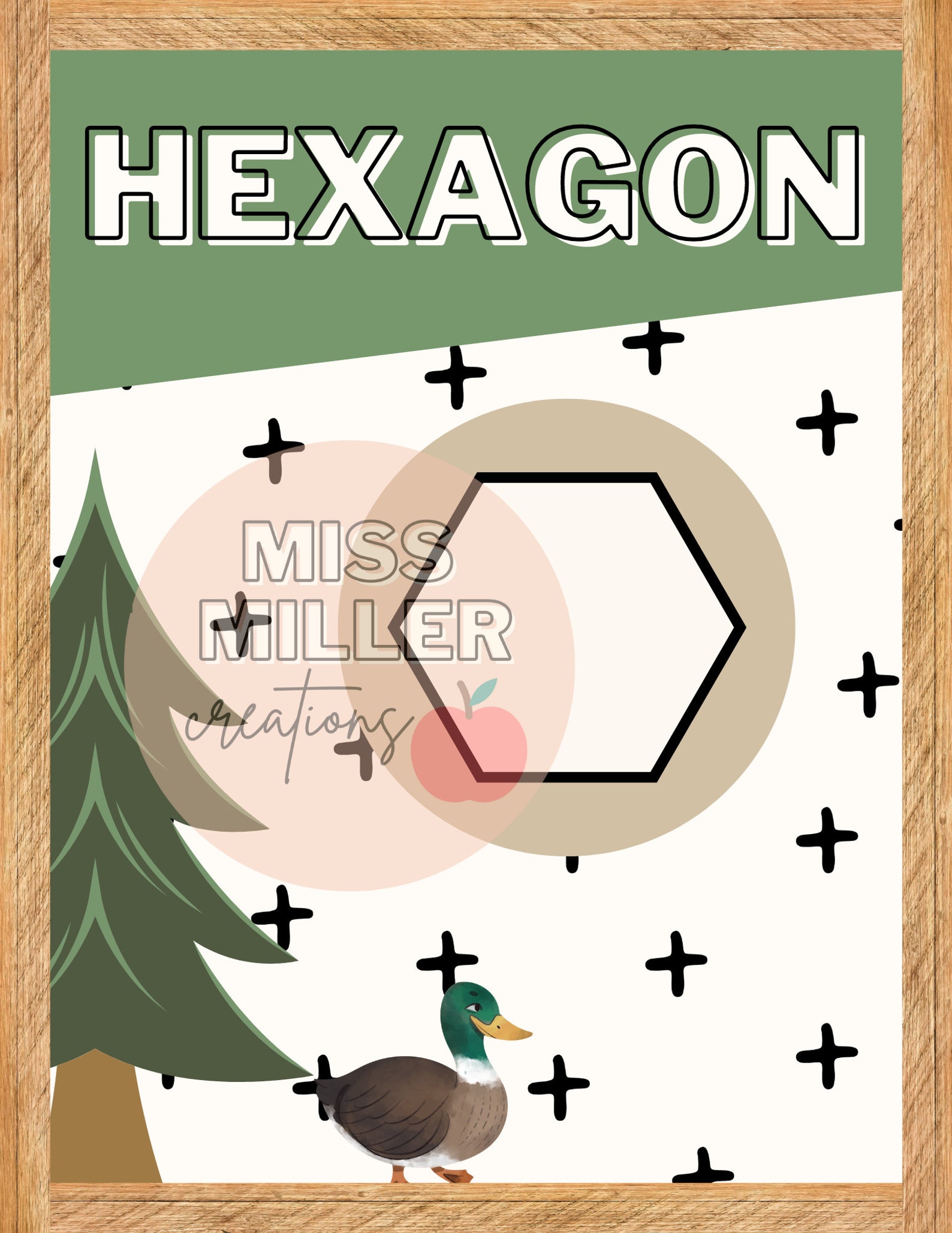 Woodland Classroom Shape Posters - Etsy