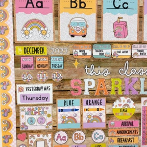 Disco Era Complete Classroom Collection - Etsy