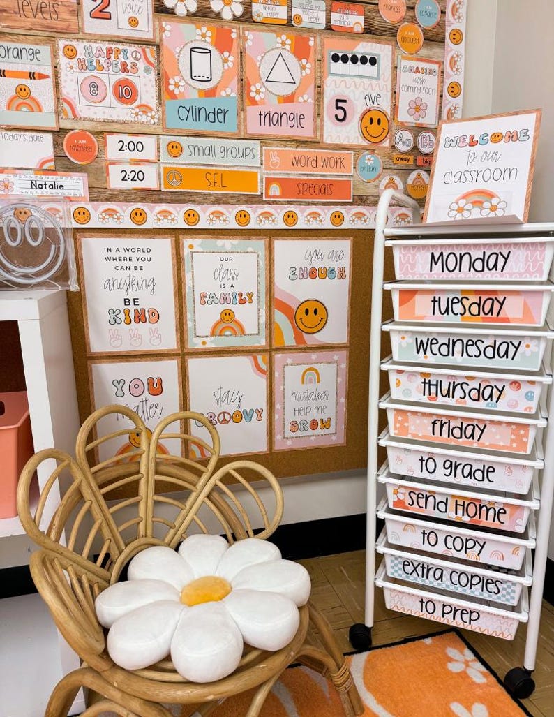 Groovy Boho Volume II Classroom Decor Bundle [editable Digital Download ...