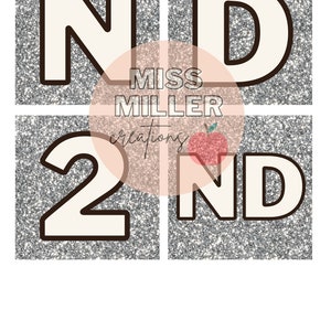 Groovy Glitter Classroom Door Display - Etsy