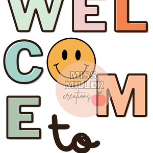 Groovy Boho Classroom Door Display - Etsy