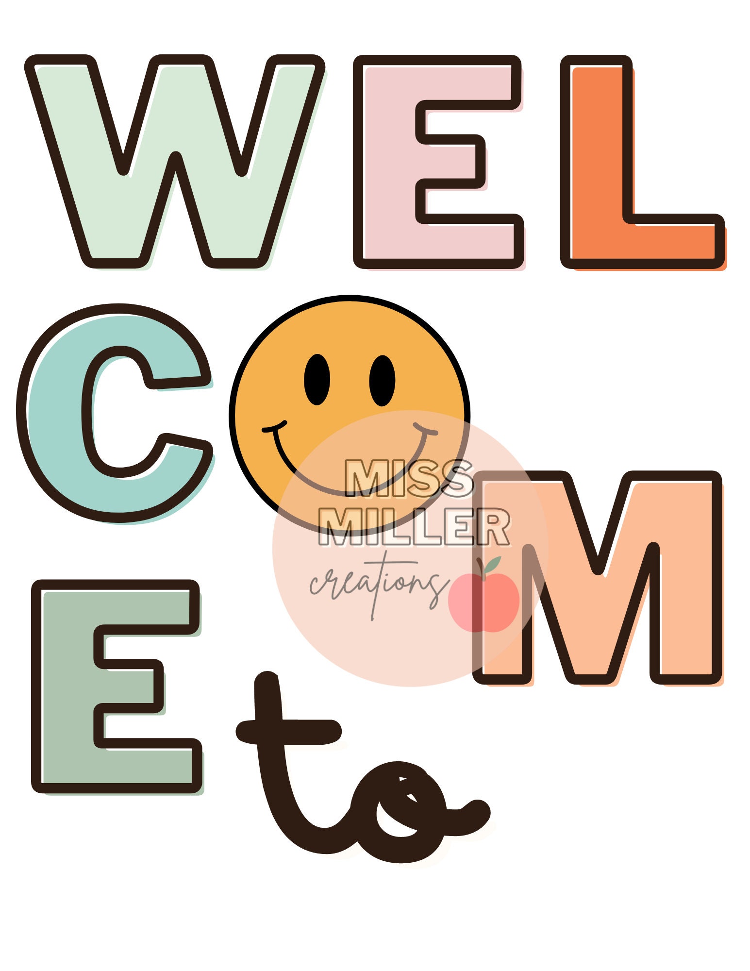 Groovy Boho Classroom Door Display editable Features - Etsy