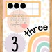 Pastel Boho Rainbow Classroom Number Posters - Etsy