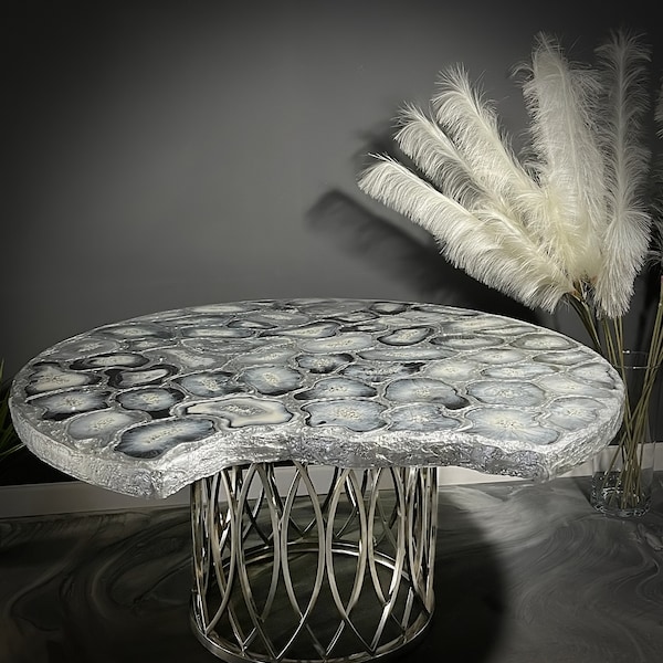 Agate End Table - Etsy