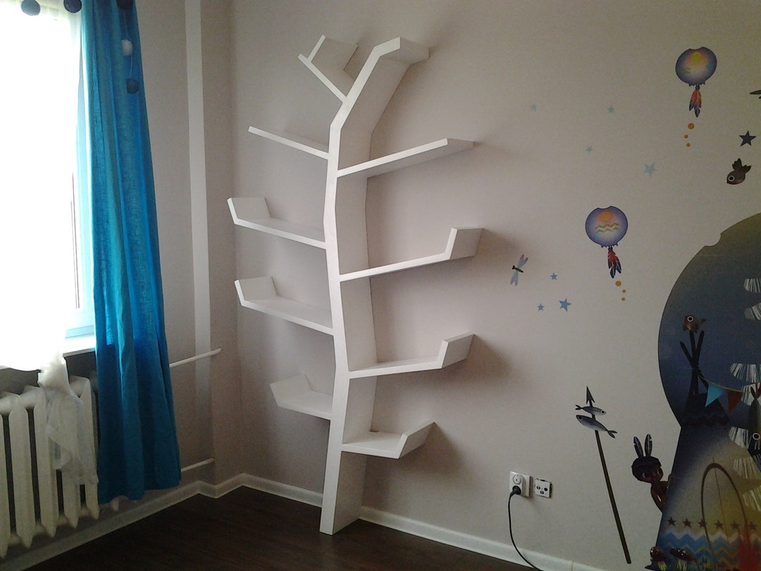 Tree Branch Wall Bookcases , Tree Bookshelves, Unique Rustic, Book ...
