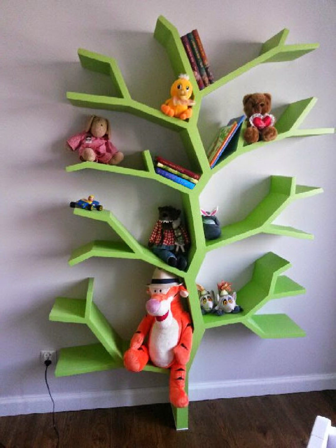 Tree Branch Wall Bookcases Tree Bookshelves Unique Rustic - Etsy