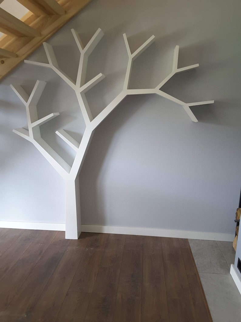 Unique Rustic Tree Bookcases Tree Branch Bookshelves Book - Etsy