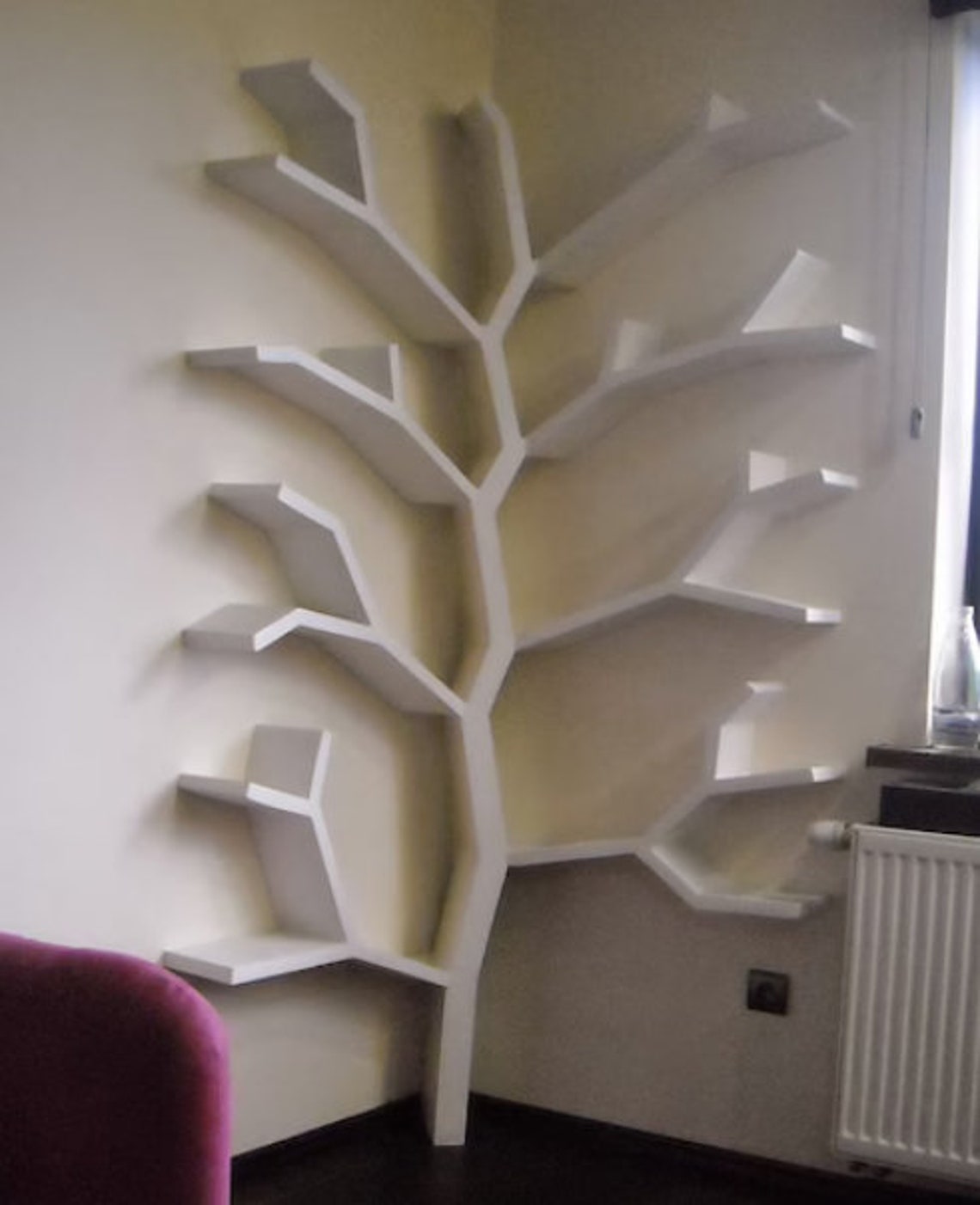 Wooden Tree Bookcases Rustic Tree Branch Bookshelves Book - Etsy