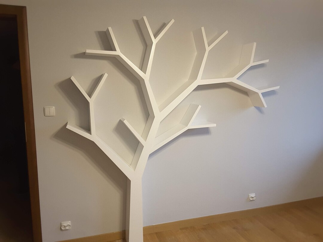 Tree Bookshelf, Tree Bookcases, Rustic Tree Branch Bookshelves, Book ...